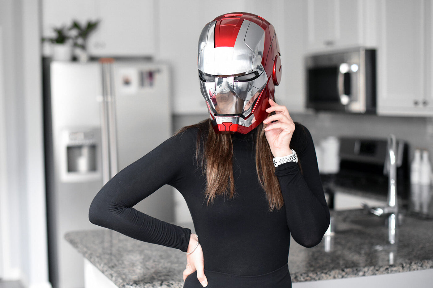 XSociety® Mk5 Iron Man Helmets - Real Jarvis Iron Man Masks - Grey ...