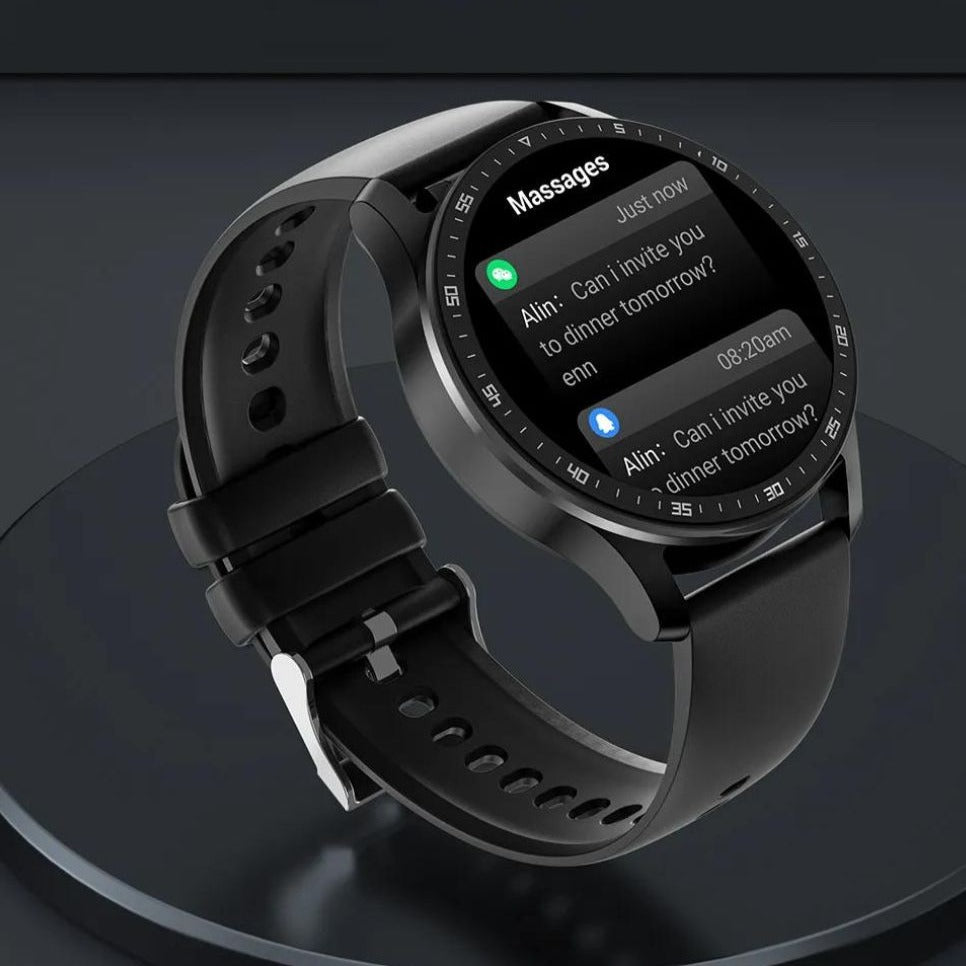 The QuantumSphere Elite - Android Smartwatch with Earbuds - Grey ...
