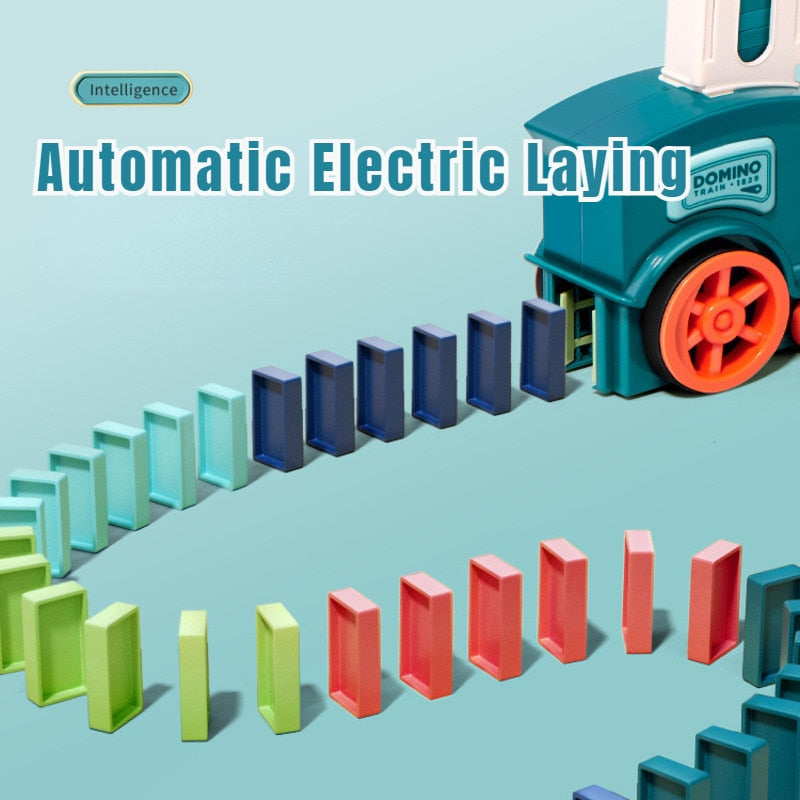 KidzKraft®️ Electric Dominoe Train - Grey Technologies