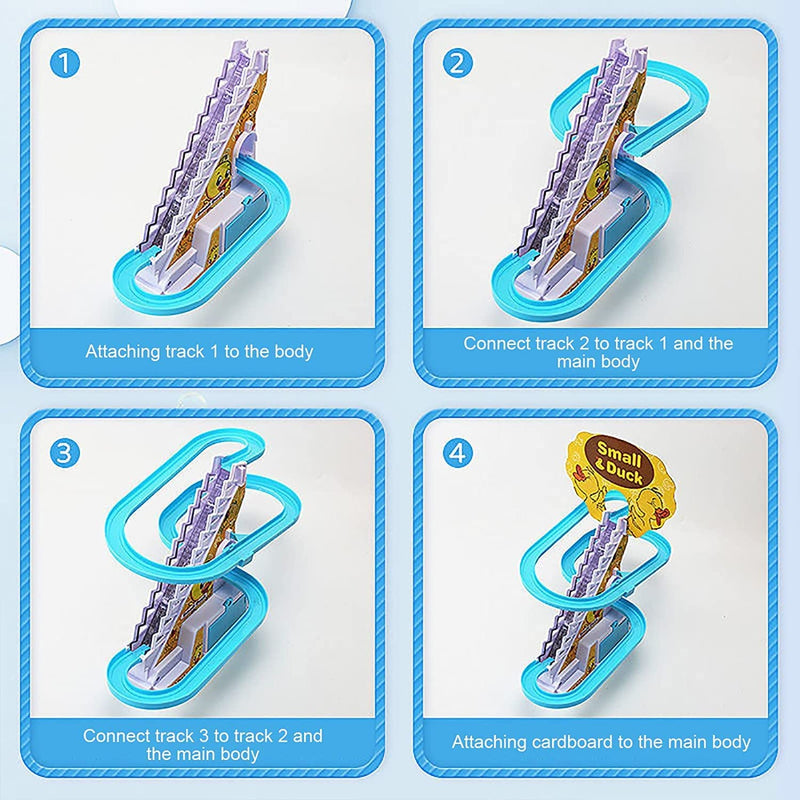 KidzKraft®️ Original Duck Climbing Stairs Game - Grey Technologies