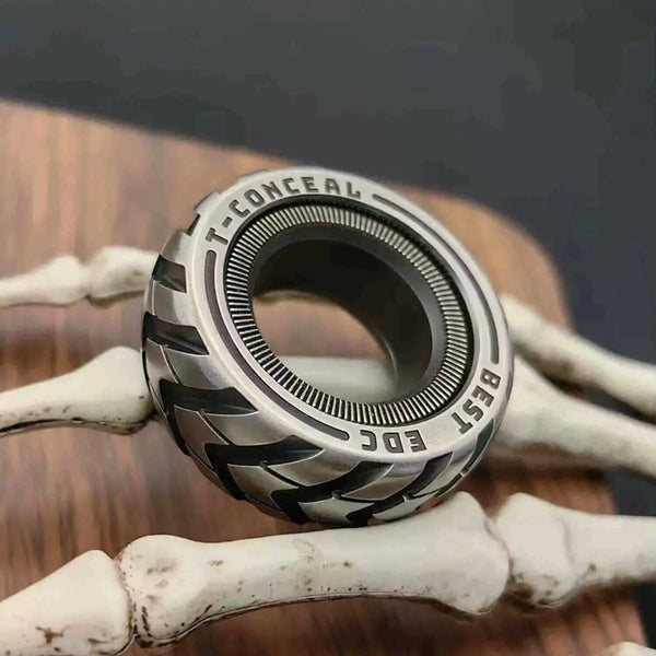 The ZenSpin®️ Air - Best Fidget Spinner Ring - Grey Technologies