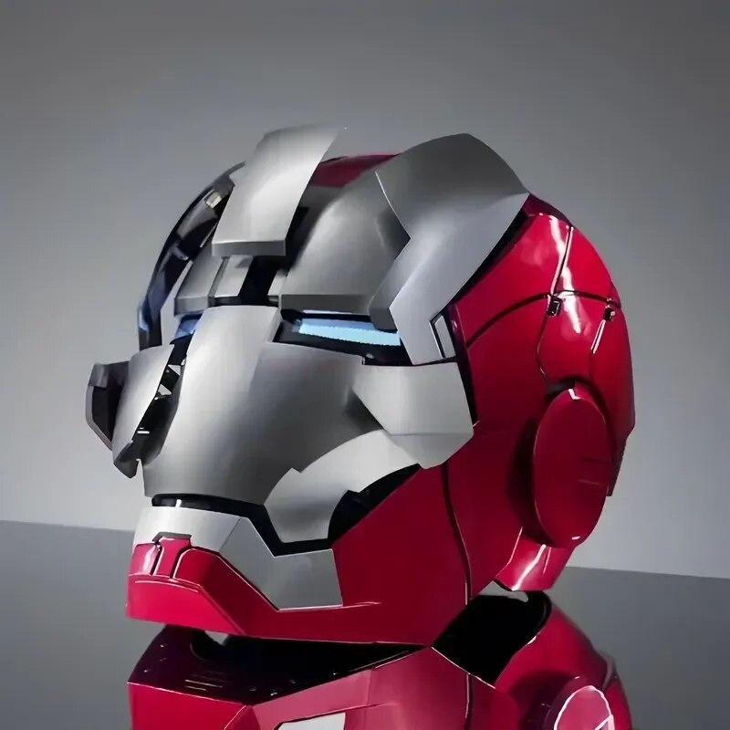 XSociety®️ Official MK5 Iron Man Helmet - in Built Jarvis AI - Grey ...