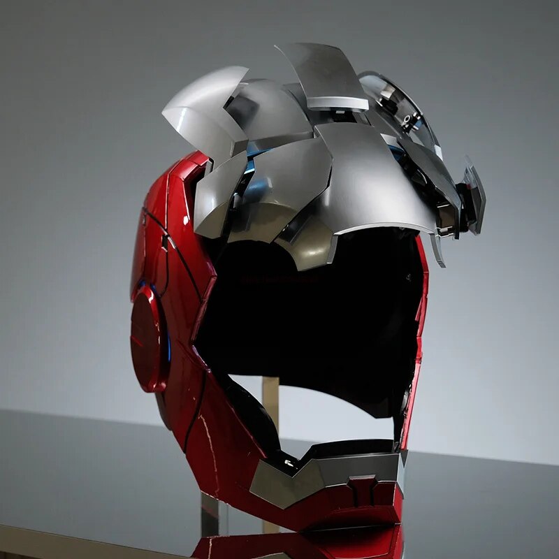 XSociety®️ Official MK5 Iron Man Helmet - in Built Jarvis AI - Grey ...