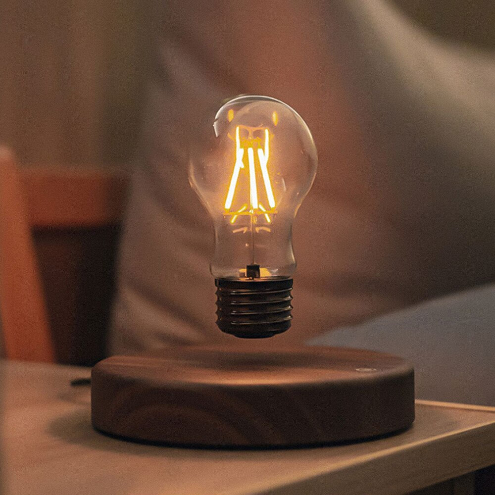 The Luminairé Levitaire by XSociety®️ - Floating Light Bulb - Grey ...