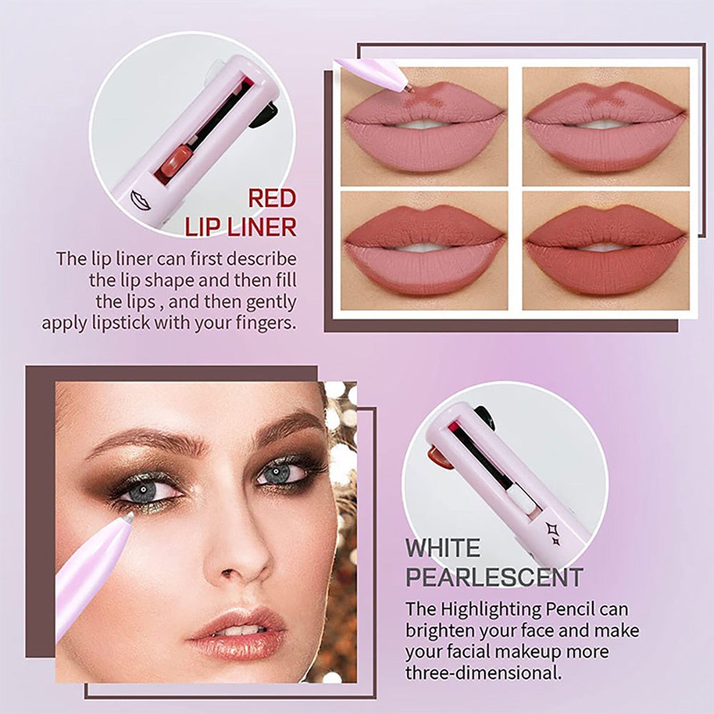 The Beauty Stylus by Merced Bluel®️ - 4 in 1 Makeup Pen - Grey Technologies