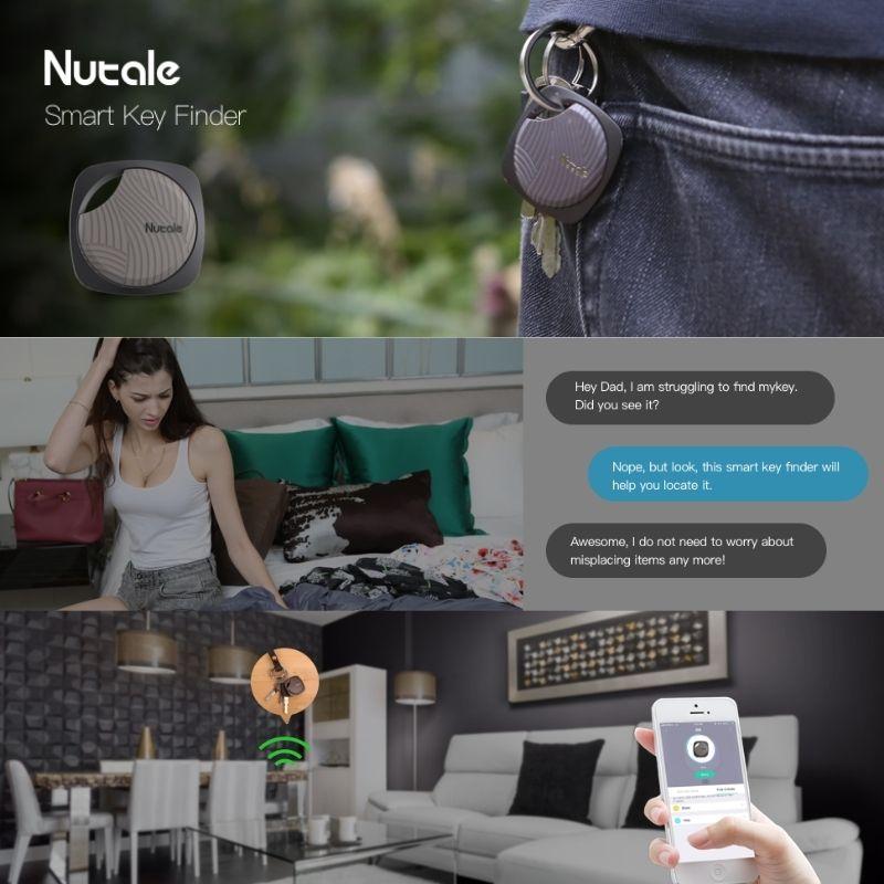 NUT® 2 Mini Key Finder - Google Maps , Alert and Find My Phone - Grey ...