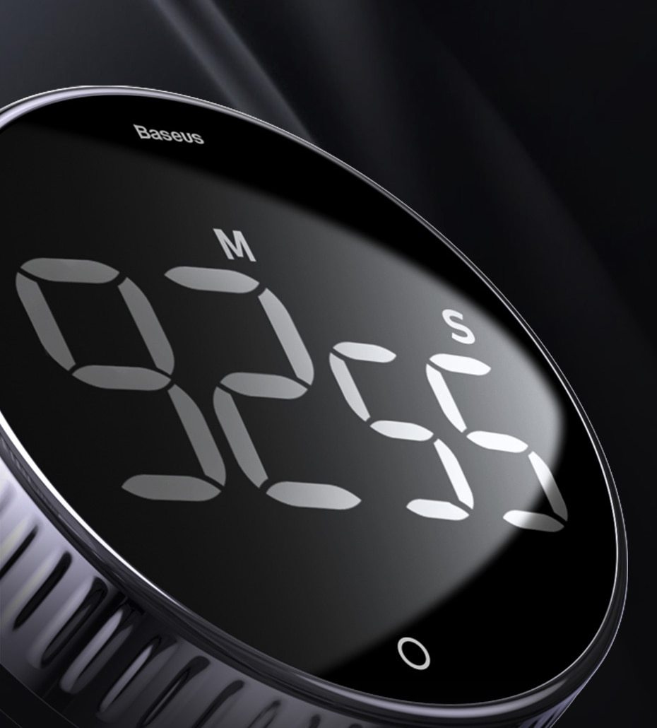 Baseus® Magnetic Digital Timer - Grey Technologies