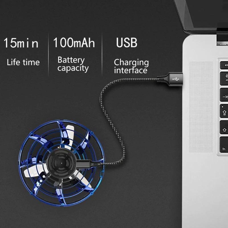 The Flynova Mini | Fidget Spinner that Flies - Grey Technologies