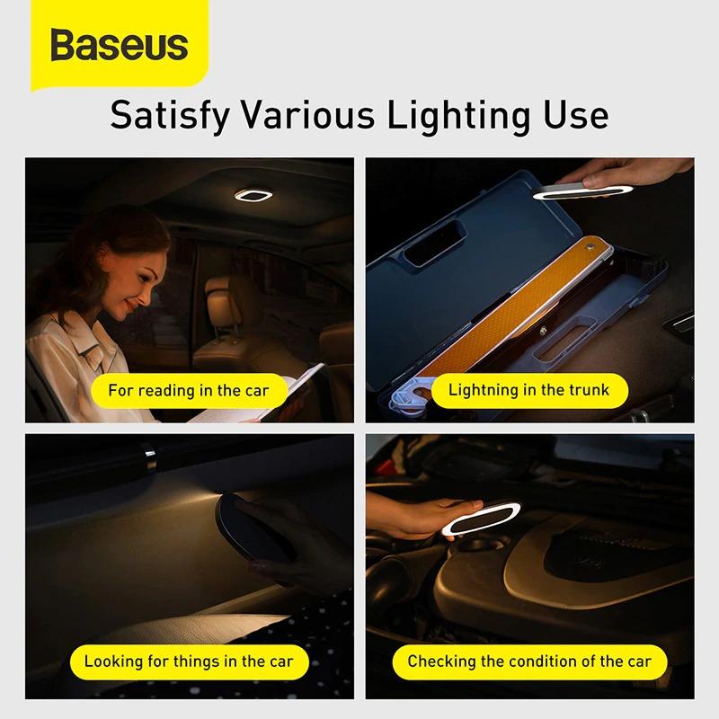 Baseus® Smart Reading Light for Car | Touch Control - Grey Technologies