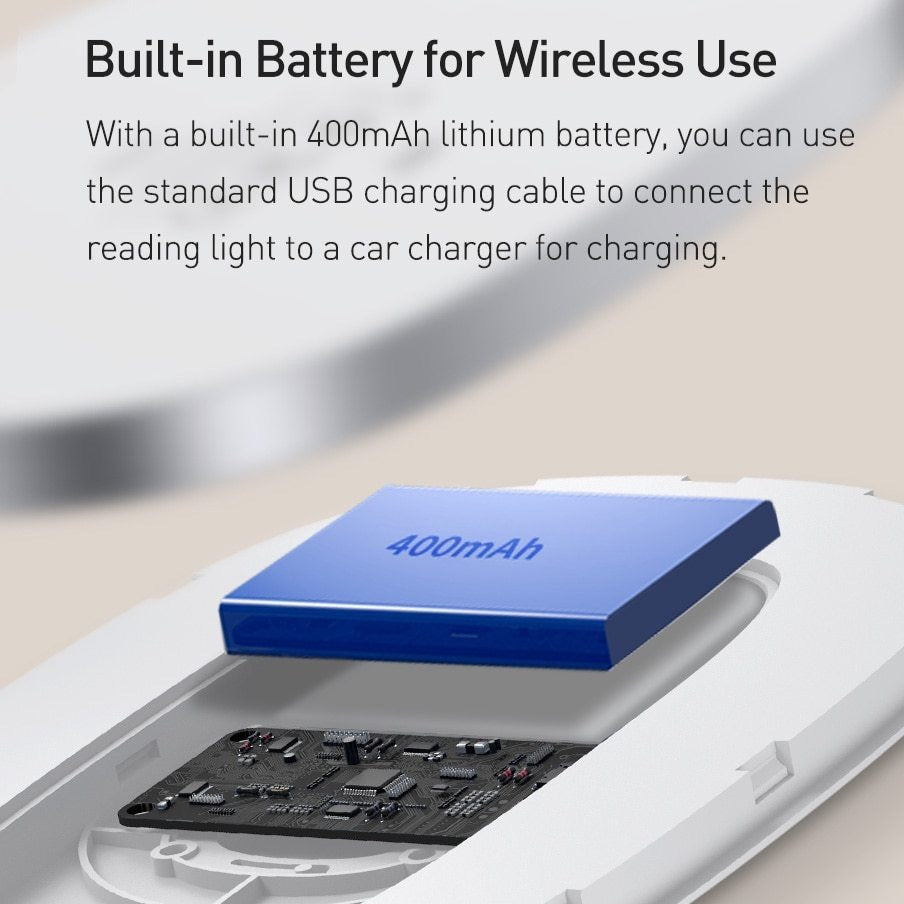 Baseus® Smart Reading Light for Car | Touch Control - Grey Technologies