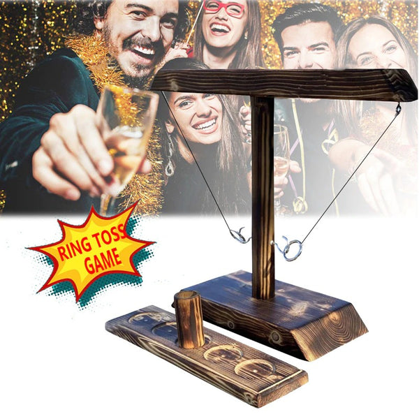 GeekTribe® Ring Toss Game - Best Drinking Game - Grey Technologies