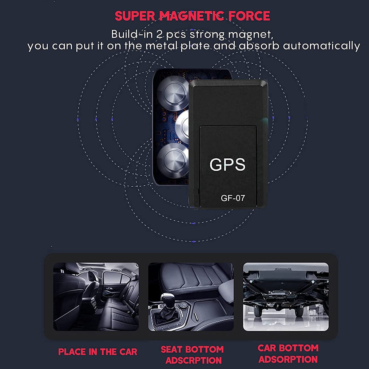 Grey® Trak 1 - Smallest GPS Tracker for Car , Kids & Pets - Grey ...