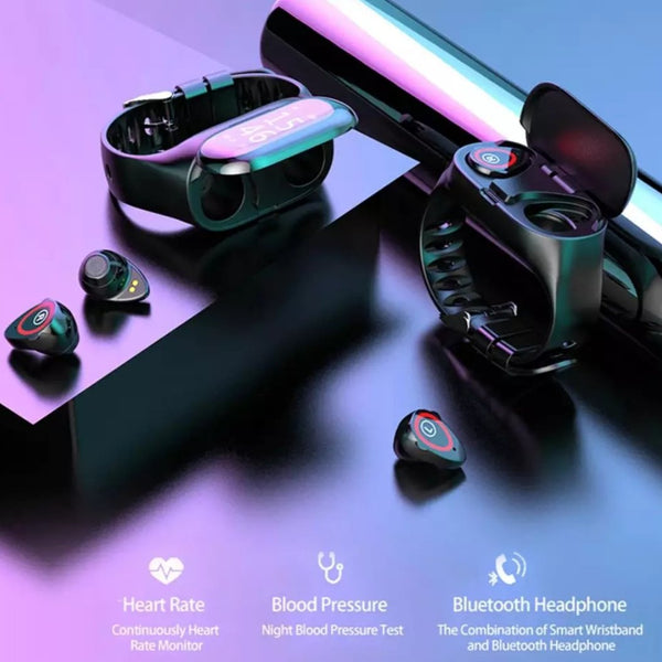 Airwave® Dual Pro | Smartwatch with Earbuds - Grey Technologies